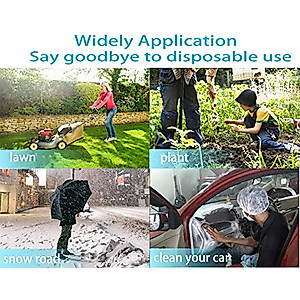 Silicone Shoe Covers, Waterproof Overshoes Reusable Slip Resistant Rain Shoe Cases for Men Women