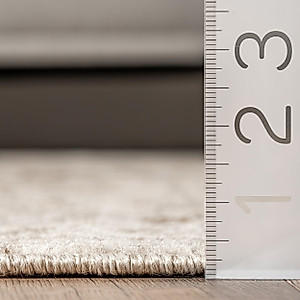 nuLOOM Freja Floral & Paisley 2x12 Runner Rug for Living Room Bedroom Dining Room Entryway Hallway Kitchen, Beige/Ivory