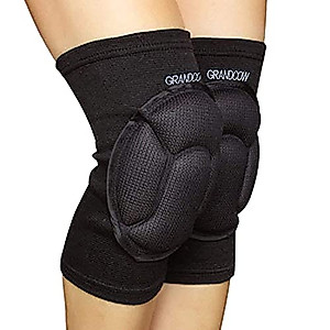 GRANDCOW Knee Pads for volleyball Work Construction Gardening Cleaning and Dance dancing Knee Protective Pad Protection for adult Youth kids women men (1 Pair/2 pcs Knee Pads included)