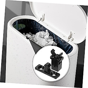 Hohopeti 10 Sets Trash Can Buckle Trash Can Lid Pin Lid Locking Trash Can Replacement Parts Door Latch Push Latch Garbage Can Lock Trash Can Lid Lock Trash Bin Latch Touch Latch Lid Latch