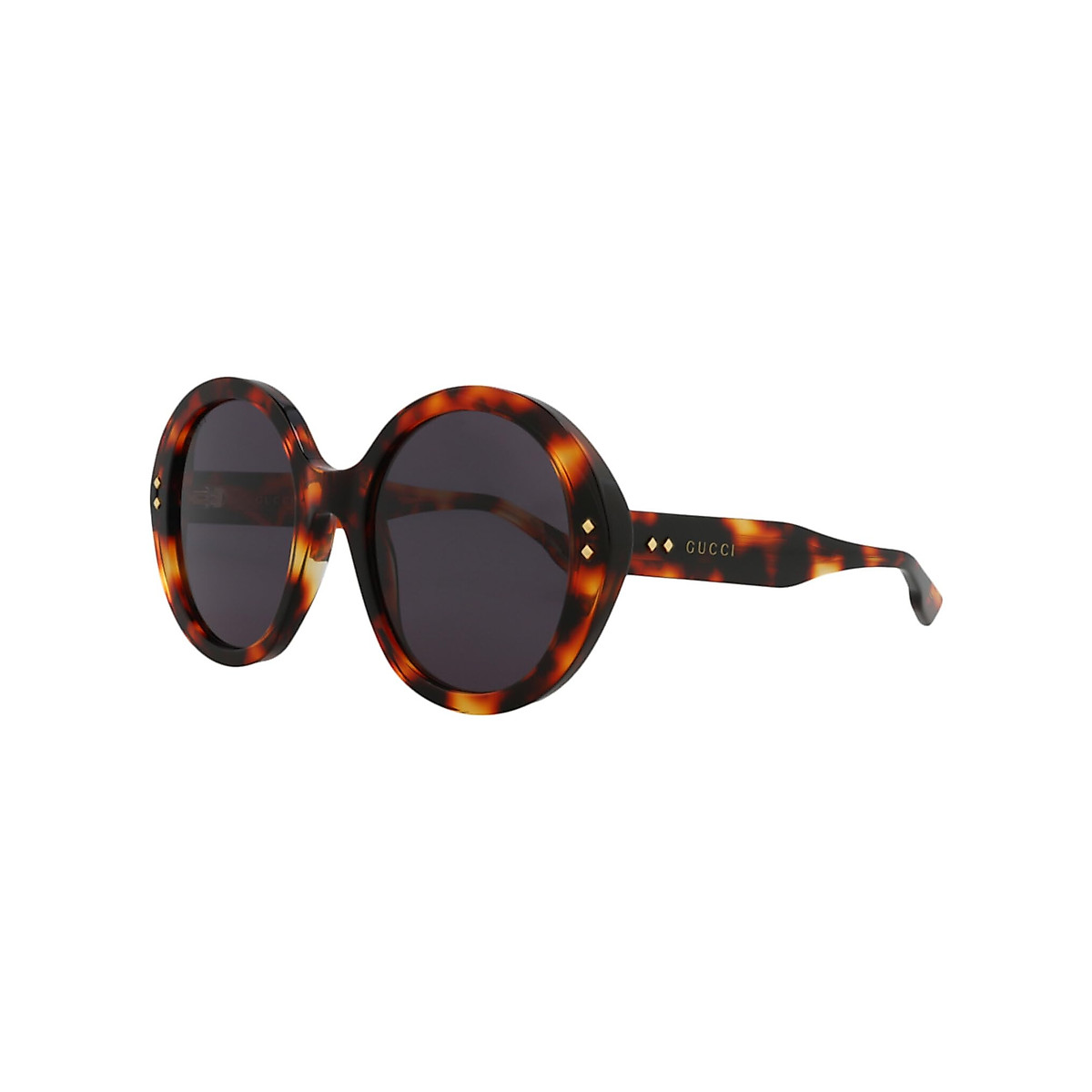 Gucci Oversized Round Sunglasses – Luxury Designer Eyewear with Havana Acetate Frames – Statement Round Shape with High-Quality Lenses – Exclusive Fashion Accessory with UV Protection