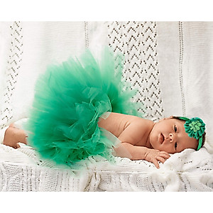 JiaDuo Baby Girls 1st St Patricks Day Headband Bow Infant Green Shamrock Clover Hair Accessories