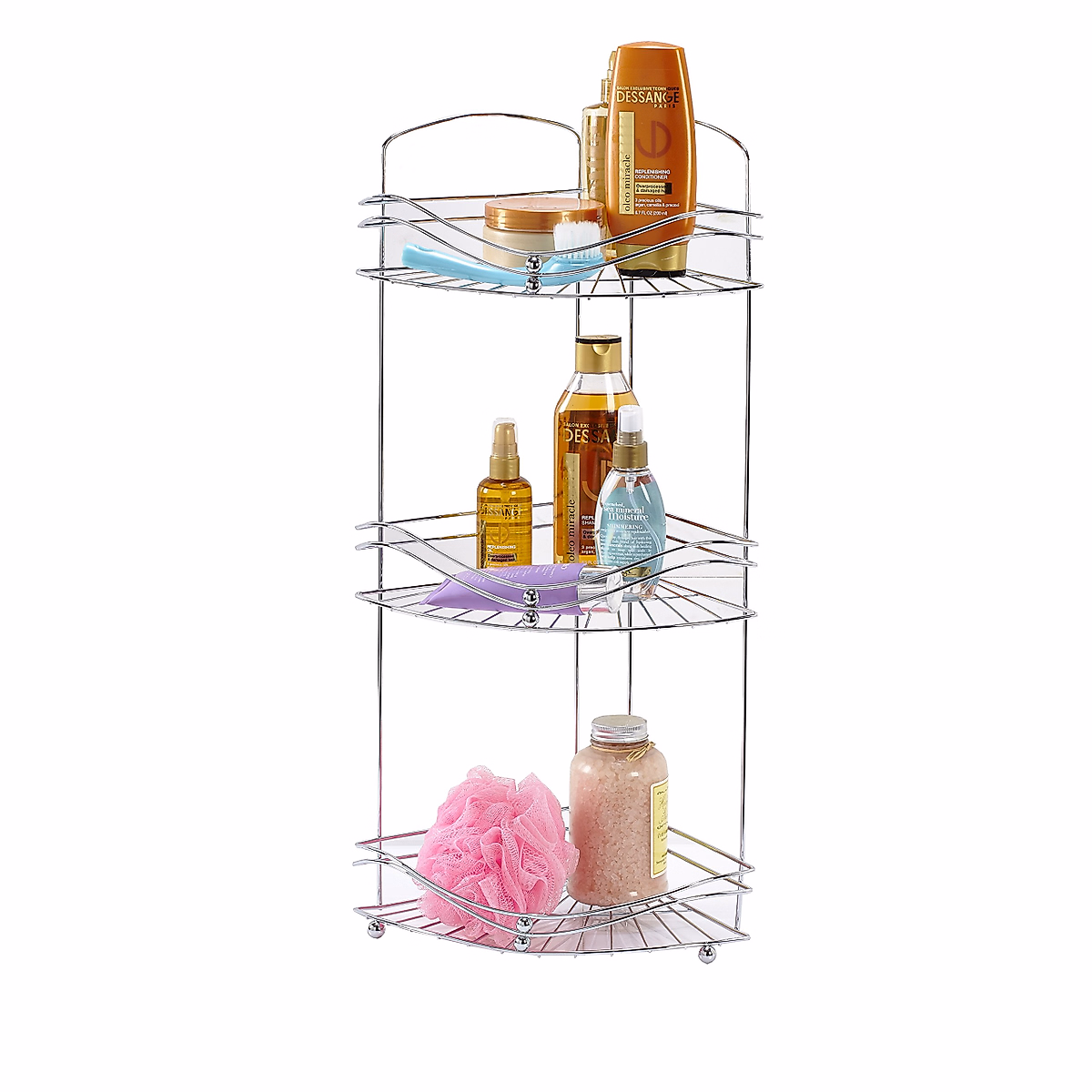 Bath Bliss Spa Tower Towel Stand, Chrome