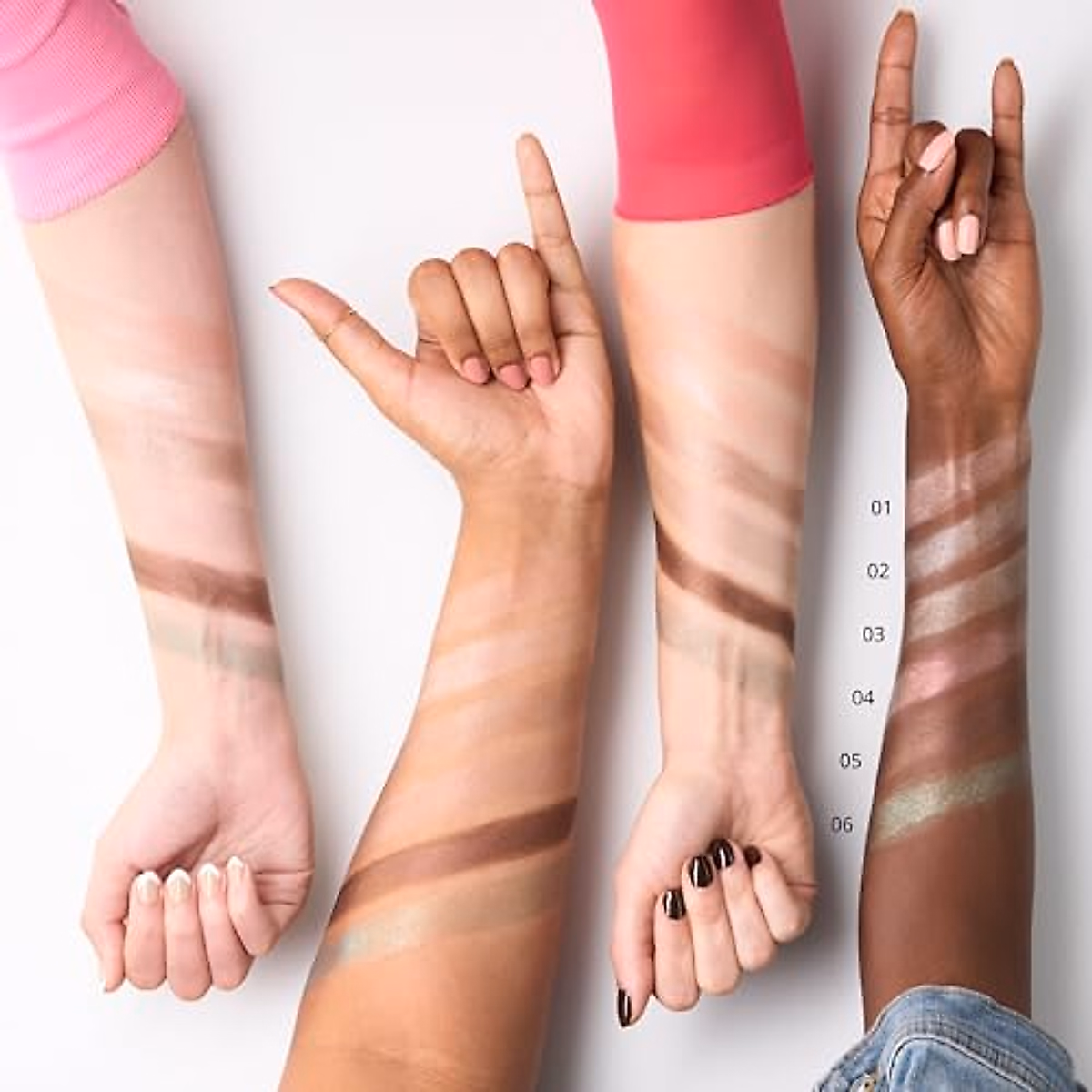 essence | Luminous Eye Tint Liquid Shadow | Dries Like a Powder with a Shimmery, Smudge-proof Finish | Vegan & Cruelty Free (01 Dazzling Rose)