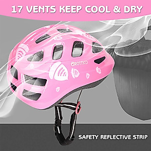 Toddler-Kids Ultralight Helmet with Knee-Elbow-Wrist-Pads - Acorn Pattern Adjustable for Boys Girls Bike Skate Scooter