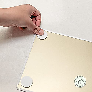 Struck By Design Coffee Menu Sign - 12x8in Coffee Sign w/ 6pcs Double Sided Tape - Easy to Hang Coffee Bar Accessories - Trendy Farmhouse Coffee Bar Sign - Coffee Decor for Kitchen or Coffee Bar Shelf