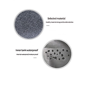 Toy Storage Basket and Play Mat Quick Storage Bag Collapsible Durable Basket- Prize Box, Reward Box, Treasure Chest for Baby/Kids/Toddlers In Toy Room, Classroom(gray)