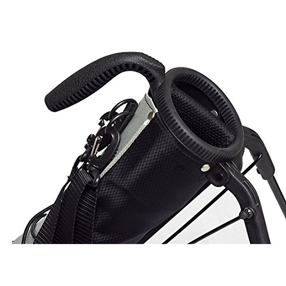 JEF WORLD OF GOLF JR1256 Pitch & Putt Sunday Bag with Stand & Handle, Black