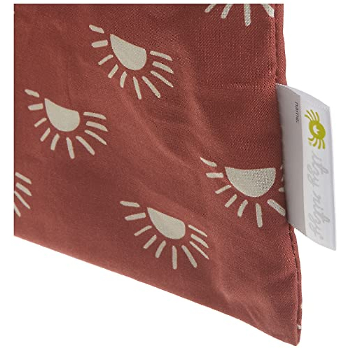 Itzy Ritzy Sealed Wet Bag with Handle – Wet Bag for Travel, Swimsuits, Cloth Diapers, Gym Clothes & Toiletries - Washable & Reusable w/Water Resistant Lining - Measures 11” x 14” (Terracotta Sunrise)