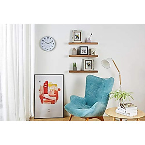 Kiera Grace kieragrace KG Maine Floating Shelves-Golden Oak, 24", Set of 3 Wall Organization