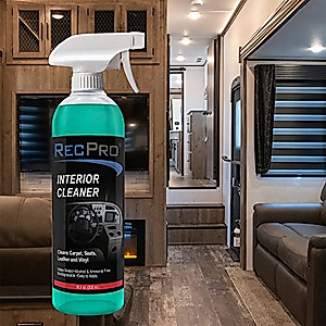 RecPro RV Interior Cleaner | Furniture Cleaner, Seat Cleaner, Fabric Cleaner | Cleans Carpets, Seats, Leather, Upholstery and Vinyl (Interior Cleaner Only)