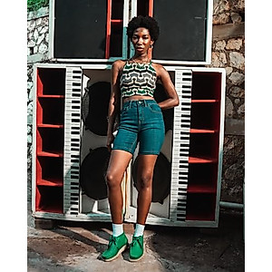 Clarks Women's Wallabee Boot Ankle, Cactus Green Leather, 9