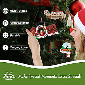 Personalized New Home Ornament - House Warming Gift - New Apartment, First House Real Estate Agent Closing Gift - Black Door Christmas Tree Ornament - Handmade Xmas Gift for Family, Friends