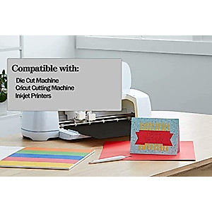 50 Sheets Red Cardstock 8.5 x 11, 250gsm Thick Red cardstock Paper for DIY Arts Christmas Cards Making, Red Craft Paper for Invitations, Stationary Printing,Scrapbook Supplies (250gsm/92lb)