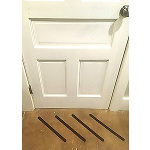 Red Cat Anti Slip Grip Tape For Stairs. Black Non Slip Floor or Stair Treads. 20 Pre-Cut Strips 1" x 15.5" Anti Slip Safety Tape. Waterproof Indoor/Outdoor Commercial Adhesive Stair Treads Avoid Falls