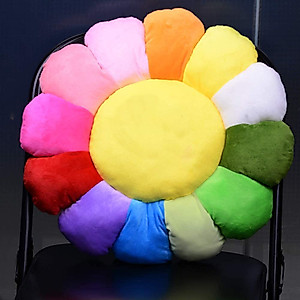 18" Flower Shaped Seating Cushion Sofa Chairs Floor Pillow for Kids Girls Reading Nook Watching TV Bed Room Decoration
