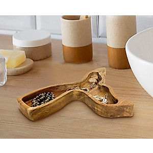 Mermaid Tail Crystal Holder for Stones Display - Healing Crystal Dish - Rock Display Stand - Mermaid Gift for Women - Crystal Display Shelf - Trinket Tray - Crystal Storage - Crystal Display Case