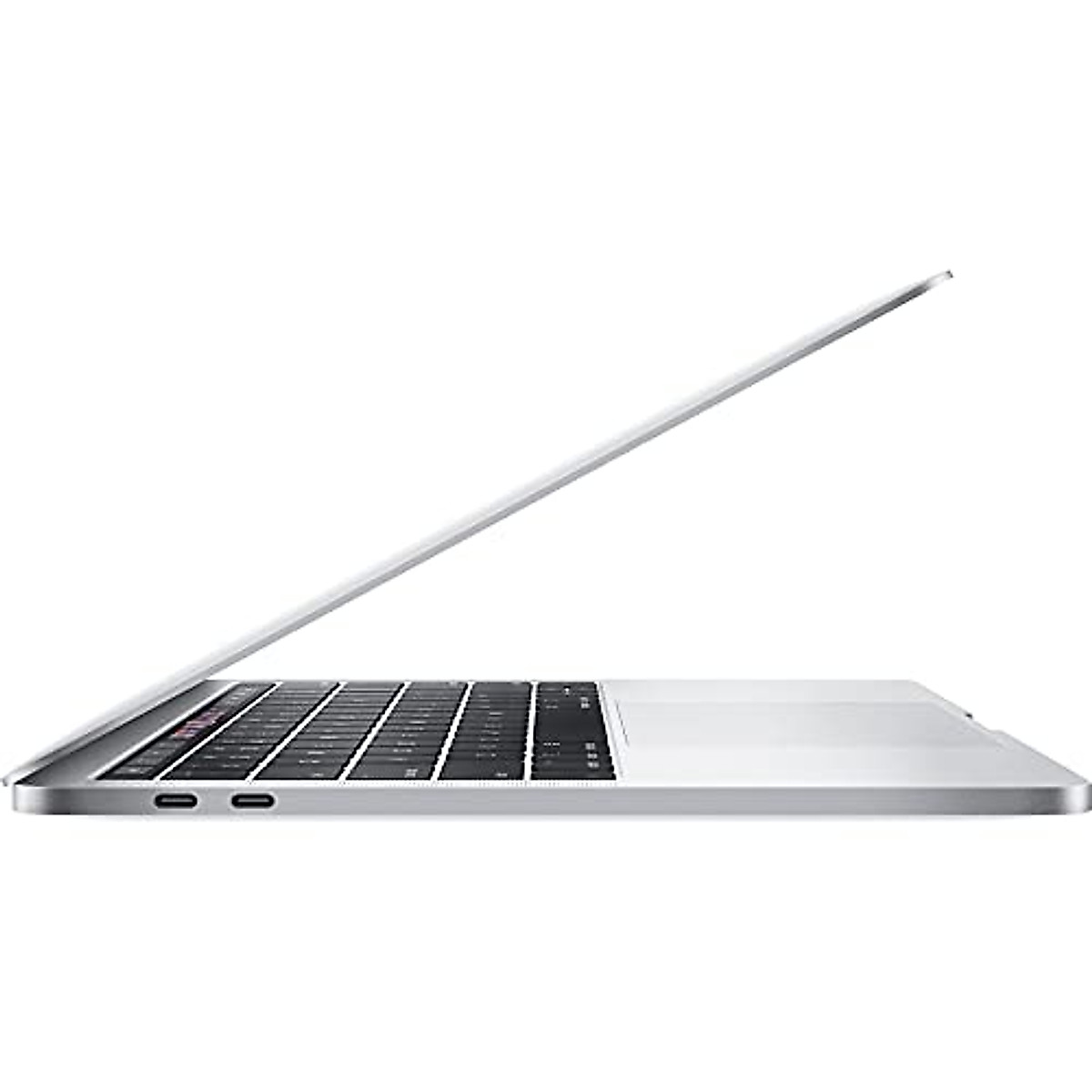 Mid 2019 Apple MacBook Pro Touch Bar with 2.8GHz Intel Core i7 (13 inch, 16GB RAM, 512GB SSD) Silver (Renewed)