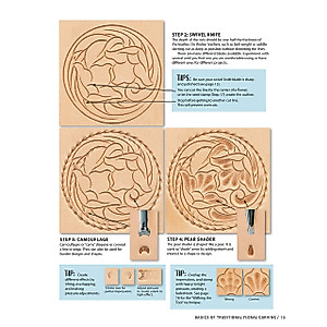 Get Started in Leather Crafting: Step-by-Step Techniques and Tips for Crafting Success (Design Originals) Beginner-Friendly Projects, Basics of Leather Preparation, Tools, Stamps, Embossing, & More