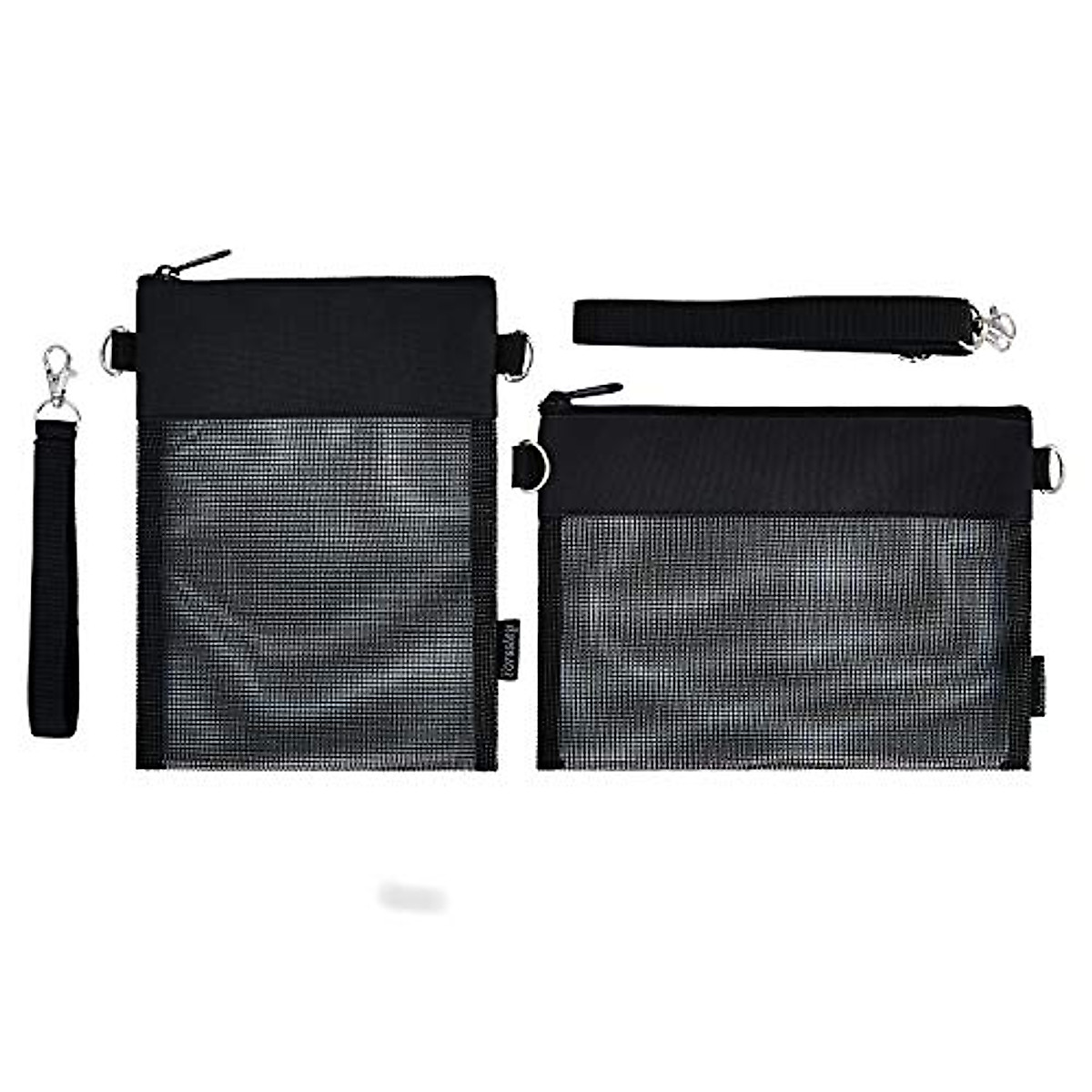 Yorssley Mesh Bag 2pack Crossbody Shoulder - Light Weight Heavy Duty Seashell Beach Double Purse Women