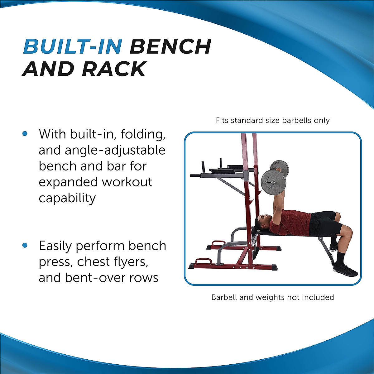 Stamina Products 735 Freestanding Adjustable Full Body Power Tower and Bench