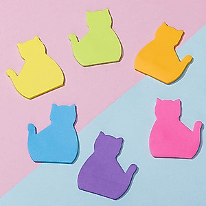 360 Sheets Cat Sticky Notes Set, Cat Lover Gifts for Women, Cute Cat Office Supplies, Office Desk Accessories for Work School Office