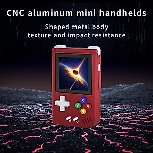 RG Nano Pocket Mini Video Handheld Game Console Keychain 1.54" IPS Screen Aluminum Alloy Game Player Linux System 64G TF Card Preload 5360 Classic Games 1050mAh Battery Hi-fi Speaker