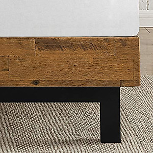 ZINUS Tricia Wood Platform Bed Frame with Adjustable Headboard / Wood Slat Support with No Box Spring Needed / Easy Assembly, Twin