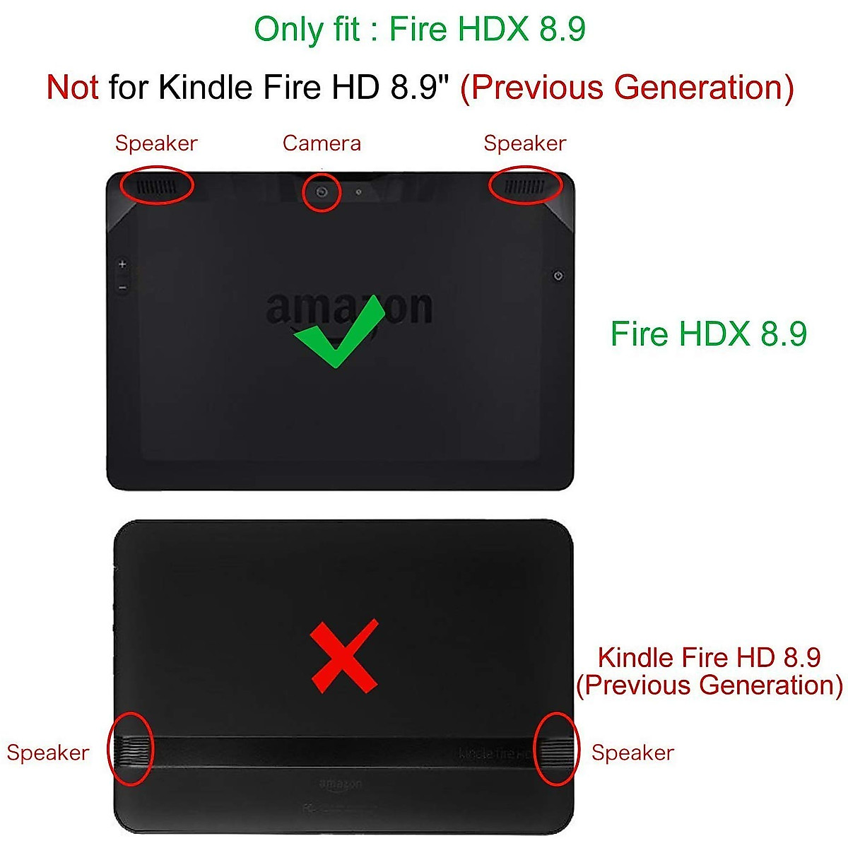 Fintie Folio Case for Kindle Fire HDX 8.9 - Slim Fit Leather Cover (ONLY fit Fire HDX 8.9" 2014 4th Generation and 2013 3rd Generation) - Galaxy