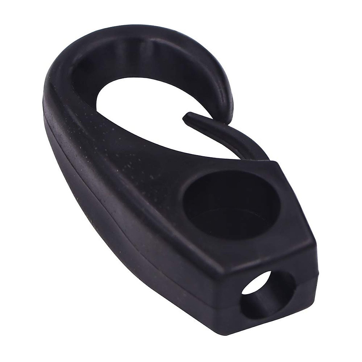 METER STAR 4pcs Kayak Hook and 2pcs 6.5feet Black Elastic Cord Elastic Nylon Cords for Kayak Canoe and Fishing Boat