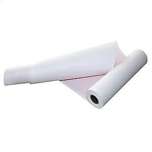 10 Rolls Thermal ECG Print Paper EKG Recording Chart Papers For 3-Channel ECG Machine and Patient Monitor Fit ECG300G - Width:3"(80mm) Length:65ft(20m)