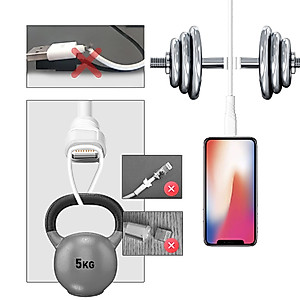 Durcord 2Pack 10ft Lightning Cable Cord, Apple MFi Certified, Fast Charger, Compatible with iPhone 13/12/11 Pro Max Xs X XR 8 7 iPad iPod More