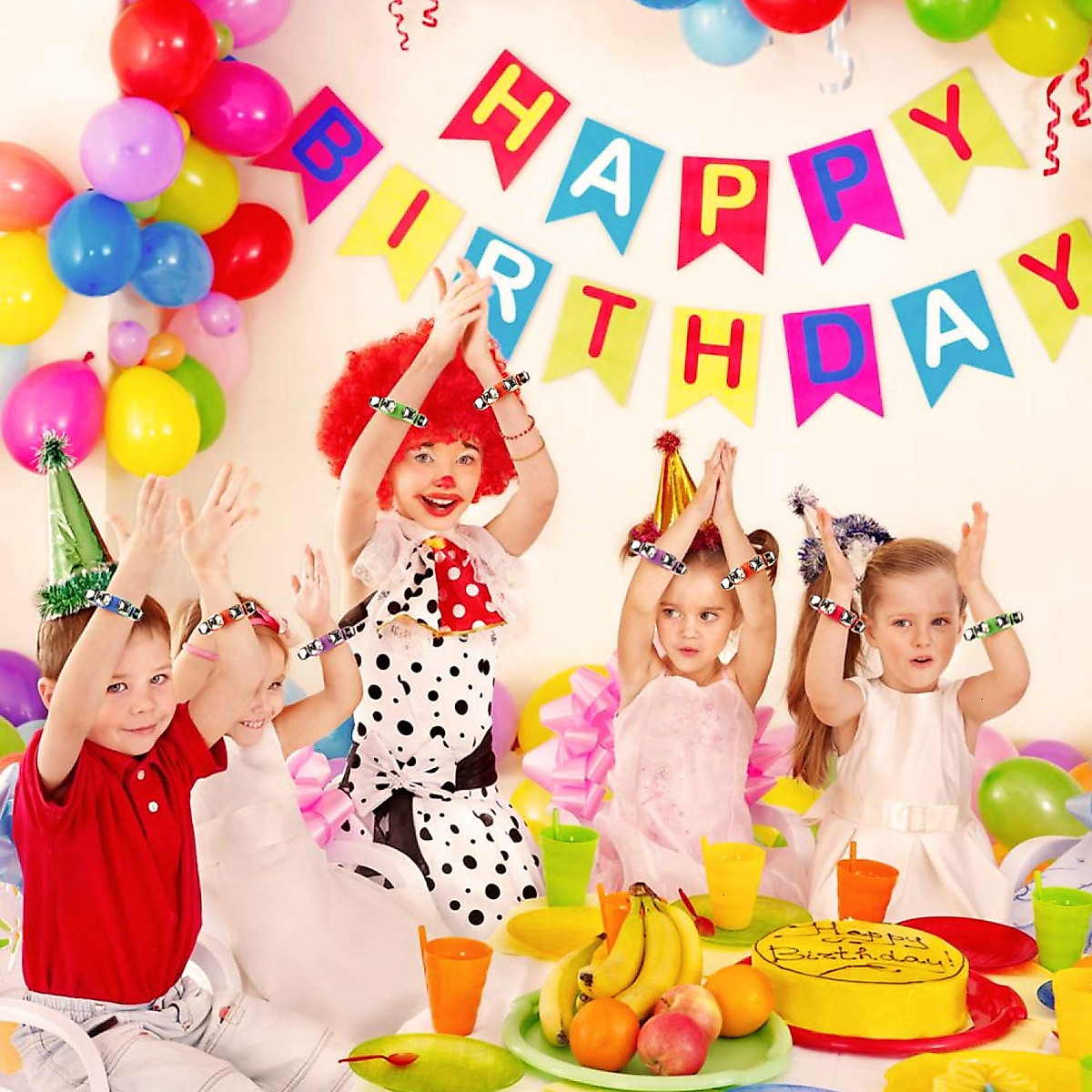 YoleShy Jingle Bells Ankle Band, Wrist Bells Band Instrument - Percussion Musical Rhythm Toys (6/10/14 Colors) (20 PCS - 10 Color)