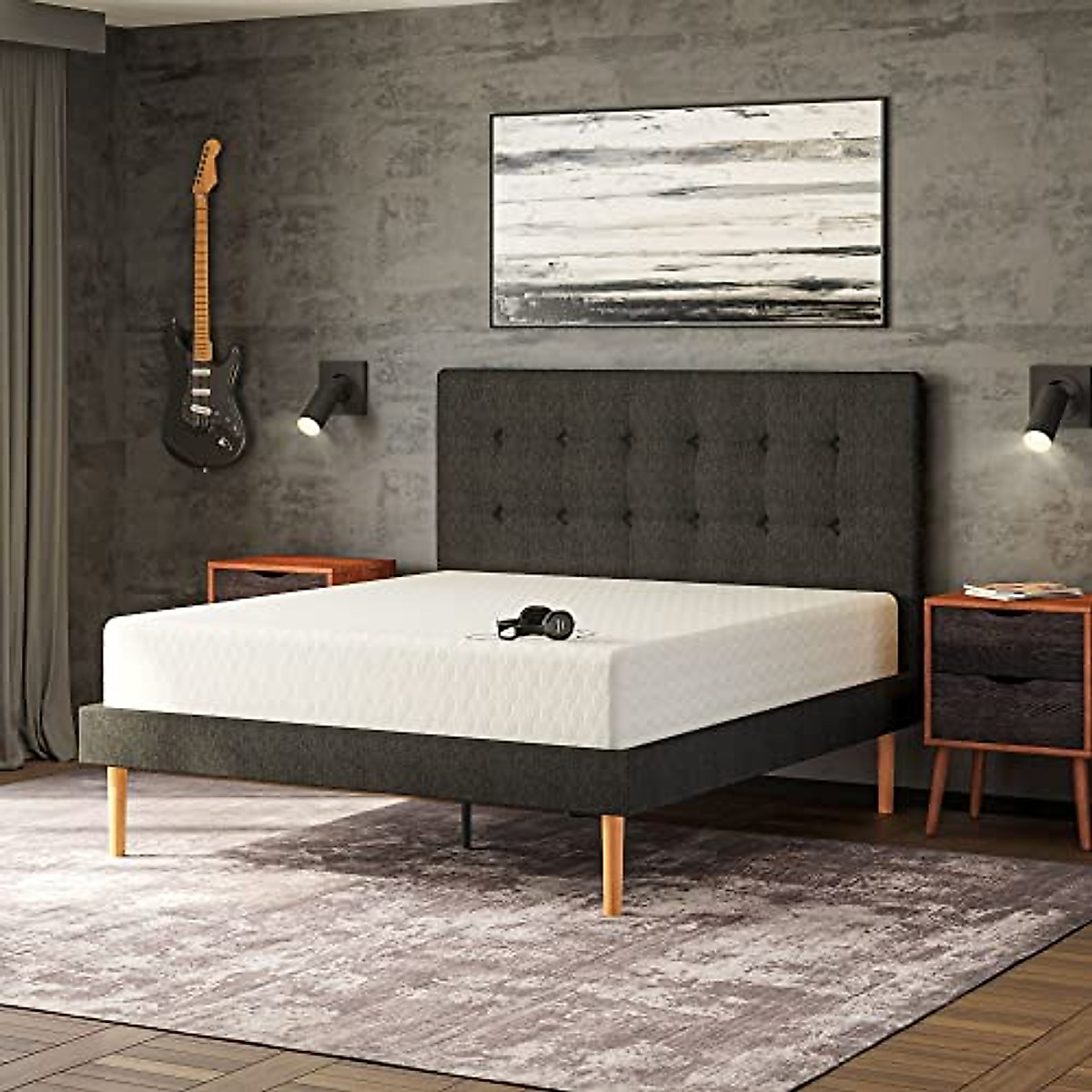 CIC Memory Foam Cooling Mattress, 8" Queen Size