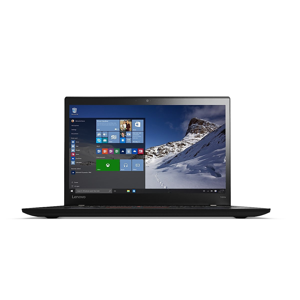 Lenovo T460S Ultrabook: Core i7-6600U, 14" WQHD Display, 512GB SSD, 8GB RAM, NVidia 930M, Windows 10 Professional