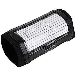 CHAMPRO Wristband Playbook; Single, Youth, Black, Model: AF49YB