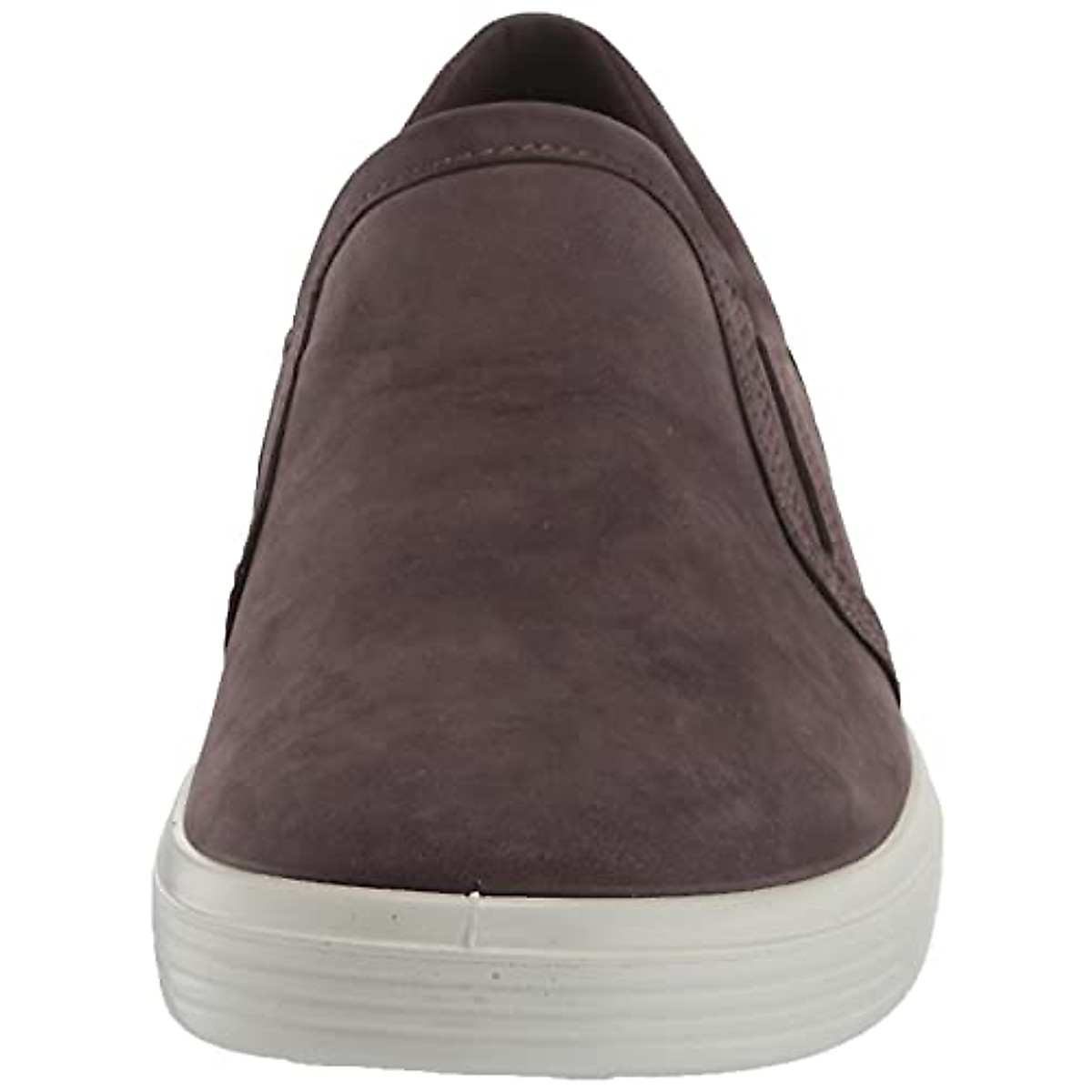 ECCO Women's Soft Classic Slip On Sneaker, Shale Nubuck, 8-8.5