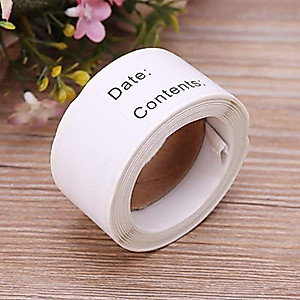 PoityA125pcs/roll Home Kitchen Food Storage Labels Refrigerator Freezer Adhesive Sticker DIY