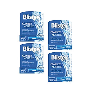Blistex Complete Moisture Lip Balm, 4 pack