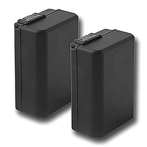 NP-FW50 SR 2-Pack Camera Battery for Sony A6000, A6500, A6300, A7, A7II, A7SII, A7S, A7S2, A7R, A7R2, A7RII, A55, A5100, RX10, RX10II, Replacement Li-ion Batteries, 1150mAh, 100% Compatible