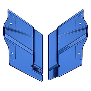 Advanblack 2 Into 1 4.5" Extended Stretched Saddlebags w/Security Knobs with Pin Stripes Fits for H-D Touring 2014-2022 Road King Electra Road Street Glide Ultra Classic