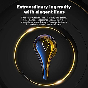 H3S Bluetooth 5.0 Wireless Earbuds IPX7 Waterproof TWS 9D HiFi Stereo Headphones in Ear Built in Mic Headset with 3500mAh Power Bank Mirror