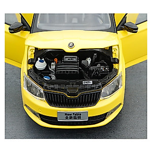 Alloy Resin Car Vehicle Model 1 18 Fit for Skoda Fabia Vehicle Metal Scale Alloy Diecast Car Model Static Toy Fit for Collectible Gift Display Festive Deluxe Gift (Color : C)