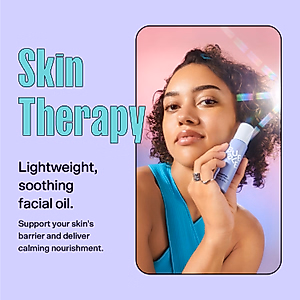 Bubble Skincare Float On Soothing Face Oil - Lightweight, Hydrating Facial Oil to Help Soothe & Calm Skin - Enriched with Safflower Oil and Prickly Pear - Skin Care Suitable for All Skin Types (30ml)