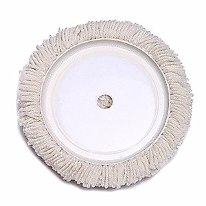 GRACEFUR Wool Buffing Pads with Hook and Loop 7 inch Polishing Pad for Compound Cutting & Polishing for Car, Boat and Epoxies (7in Single Sided)