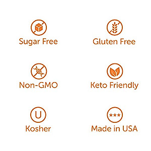 Jordan's Skinny Mixes Sugar Free Peach Bellini Mix, Flavored Cocktail Mixer for Drinks, Peach Drink Flavoring for Cocktails & Mocktails, Low Calorie, Gluten Free, Keto Friendly, 32 Fl Oz, 1 Pack