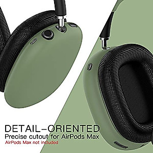 Tucana Silicone Earpads Full Cover Compatible for AirPods Max Headphones, Anti-Scratch Shock Protectors for AirPods Max, Ear Cushions
