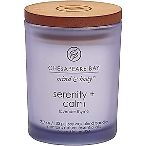 Chesapeake Bay Candle Scented Candle, Peace + Tranquility, Serenity + Calm, Joy + Laughter