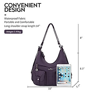 Soft Washed Leather Hobo Women Handbags Roomy Multiple Pockets Street ladies' Shoulder Bag Fashion Tote Satchel Bag