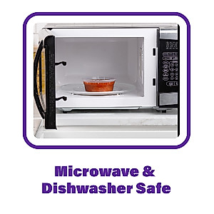 Pantry Value 8 oz. Plastic Deli Food Storage Containers with Airtight Lids [48 Sets]